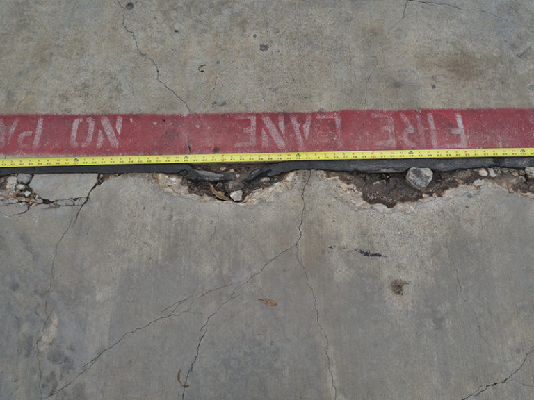 Distressed concrete pavement - Carrasquillo Associates